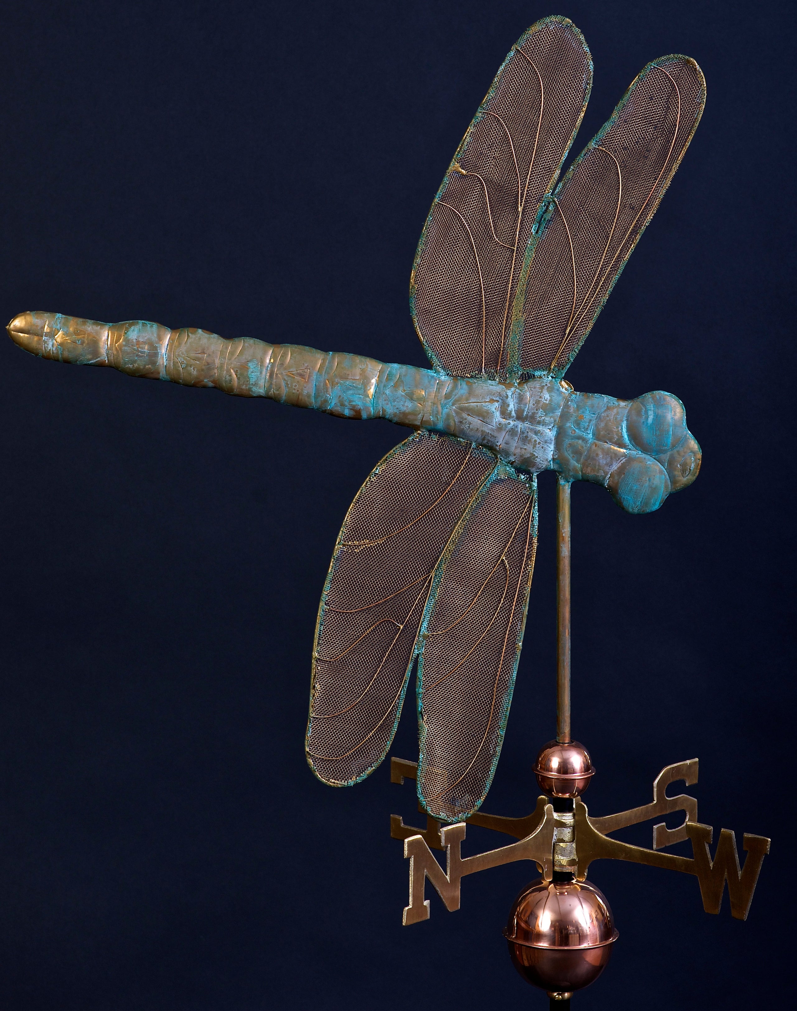 Custom Made To Order Copper Dragonfly Weathervanes Architectural Detail ...